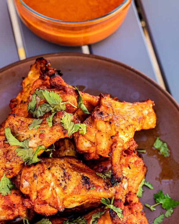 Pollo Asado Rojo Wings - Chiles and Smoke