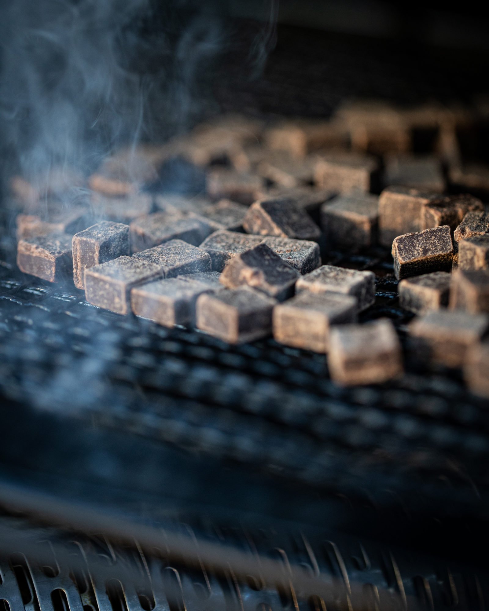 Smoked Chocolate Mousse with Grilled Berries - Chiles and Smoke