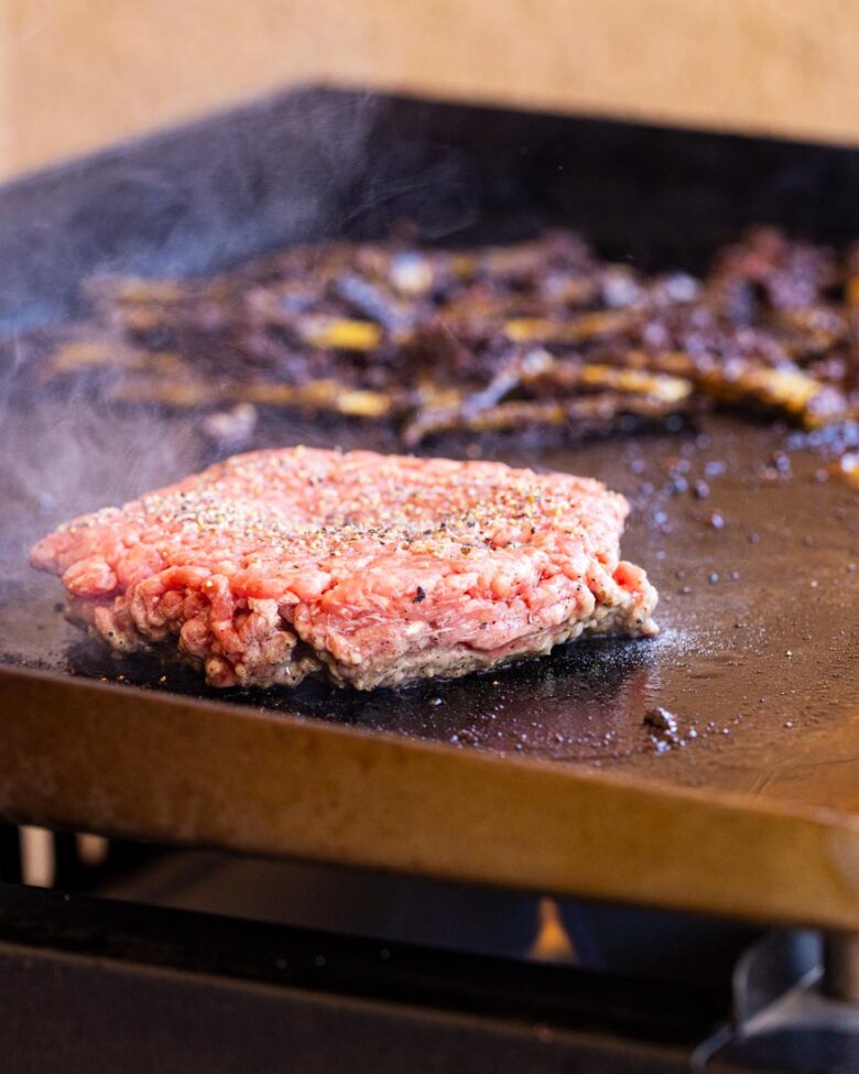 Beef and Chorizo Burger, Flavors of Arizona - Chiles and Smoke