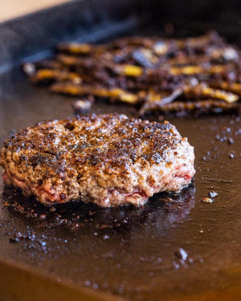 Beef and Chorizo Burger, Flavors of Arizona - Chiles and Smoke