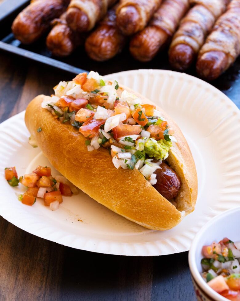 Sonoran Hot Dogs, Smoked or Grilled - Chiles and Smoke
