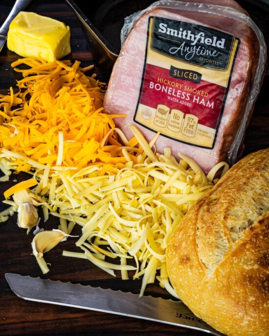Smoked Grilled Ham and Cheese - Chiles and Smoke