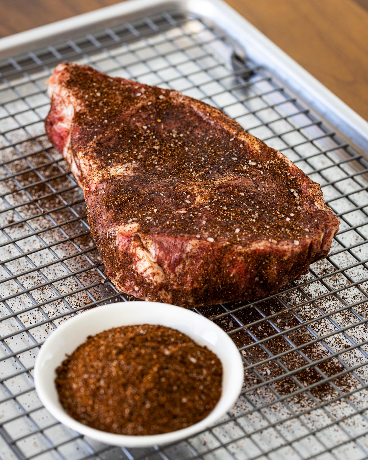 Coffee-Crusted Ribeye - Chiles and Smoke