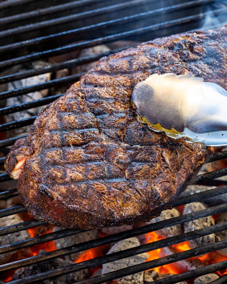 Coffee-Crusted Ribeye - Chiles and Smoke