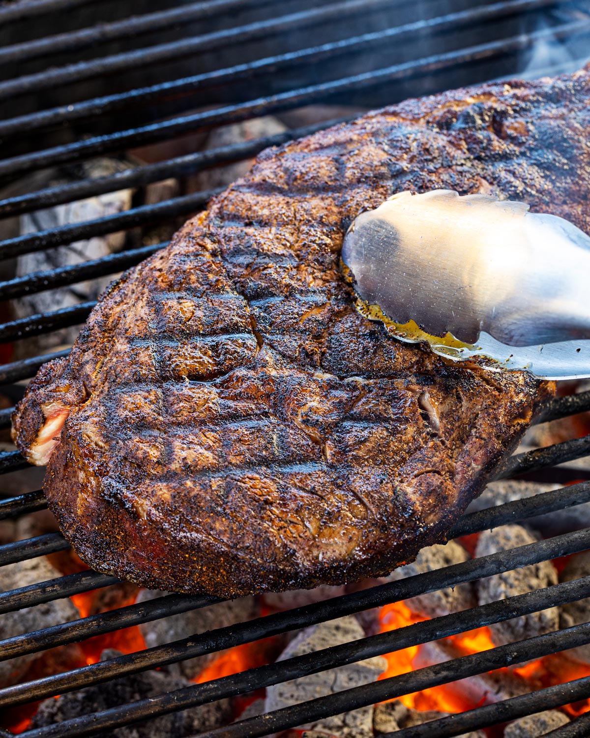 Coffee-Crusted Ribeye - Chiles and Smoke