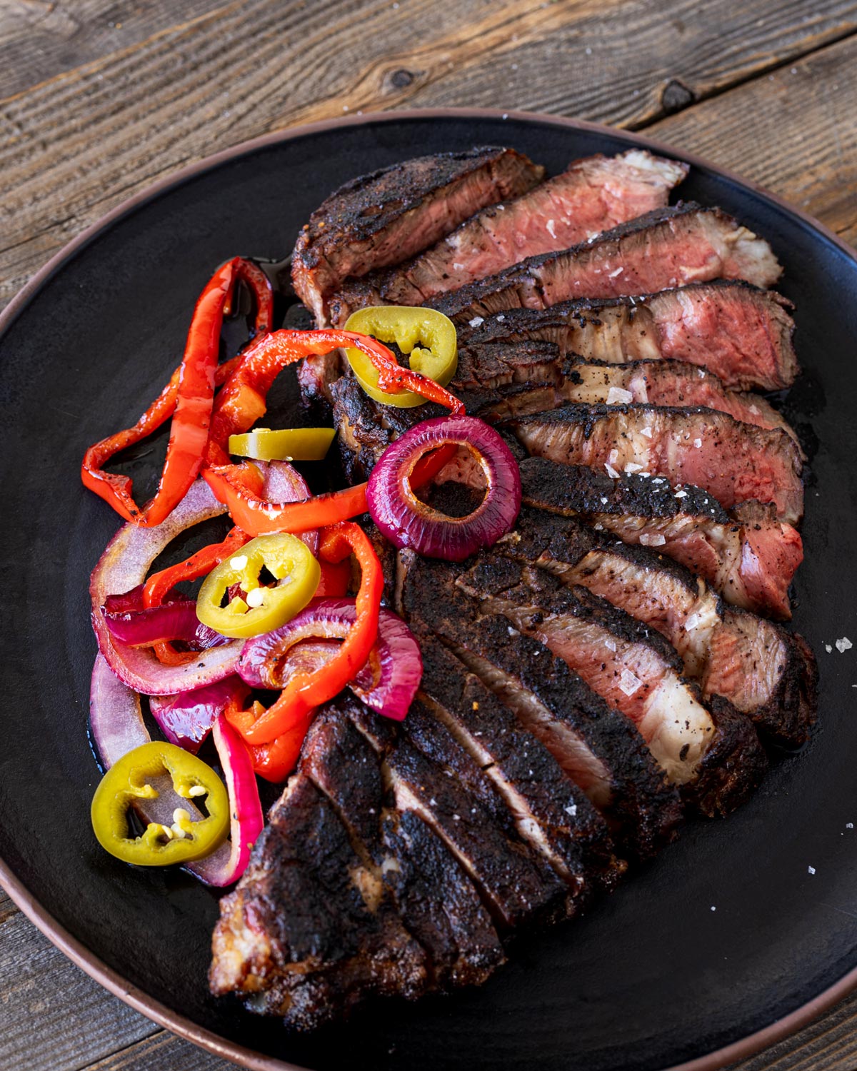 Coffee-Crusted Ribeye - Chiles and Smoke