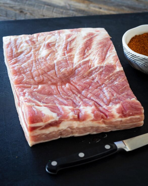 Texas-Style Smoked Pork Belly - Chiles and Smoke