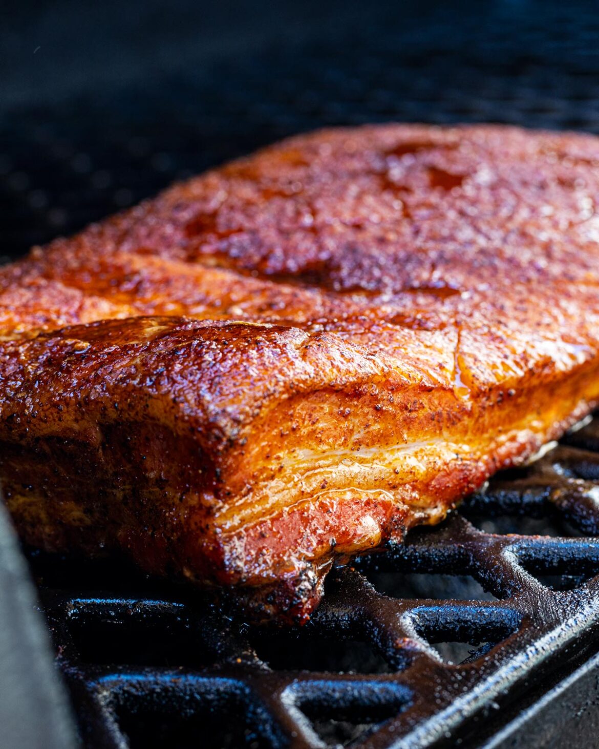 Texas-Style Smoked Pork Belly - Chiles and Smoke