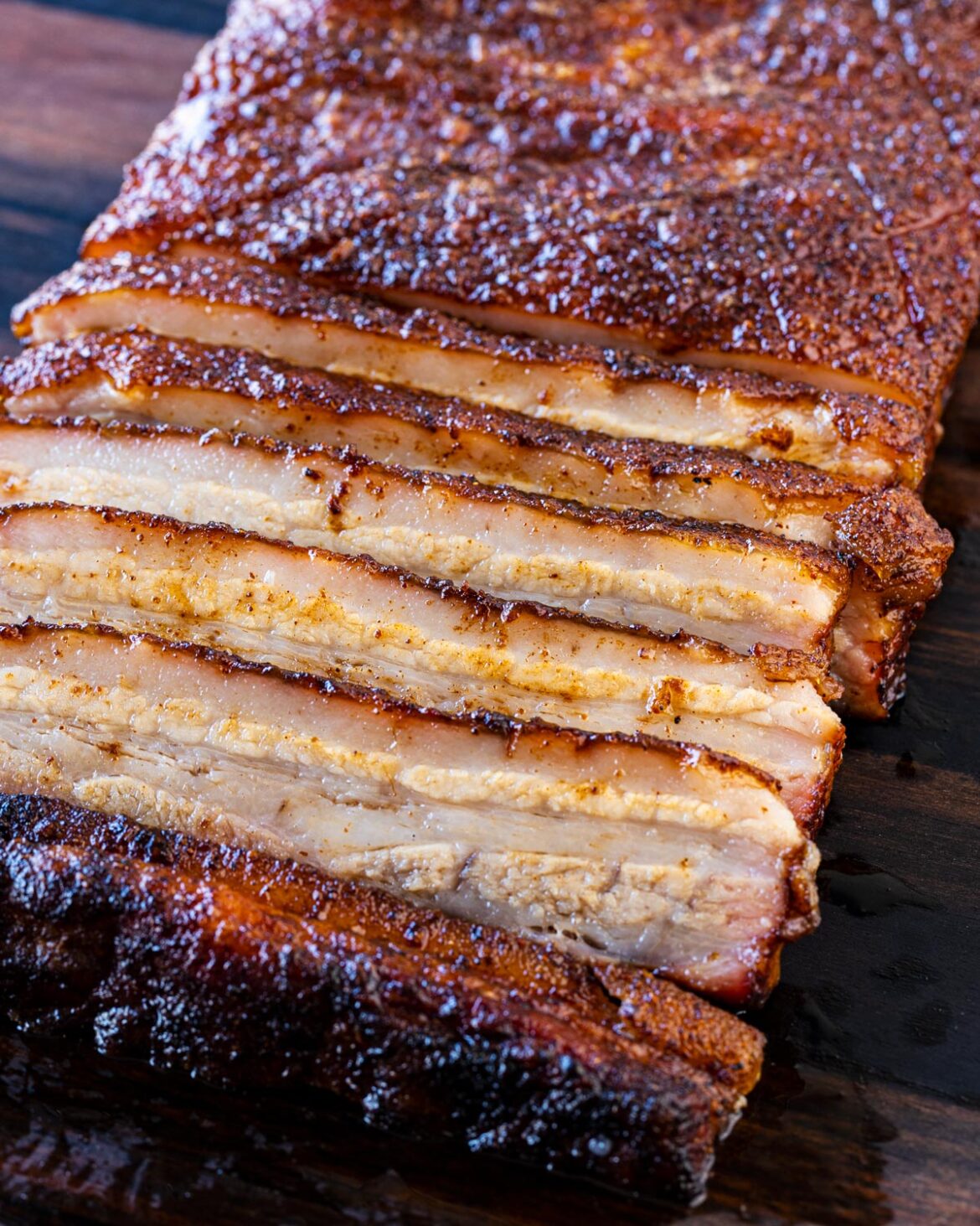 Texas-Style Smoked Pork Belly - Chiles and Smoke