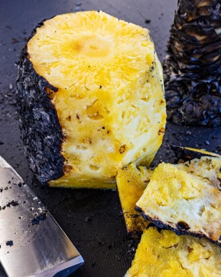 Coal-Roasted Pineapple Burnt Ends - Chiles and Smoke