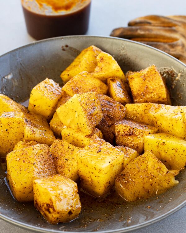 Coal-Roasted Pineapple Burnt Ends - Chiles and Smoke