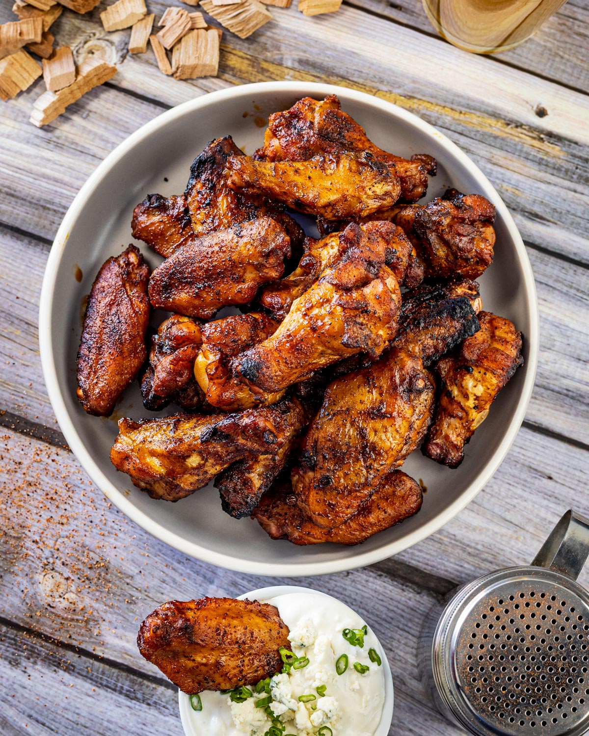 How To Grill Chicken Wings - Chiles and Smoke