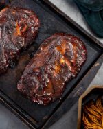 How to Smoke Pork Steaks (Juicy, Tender, and Mopped) - Chiles and Smoke
