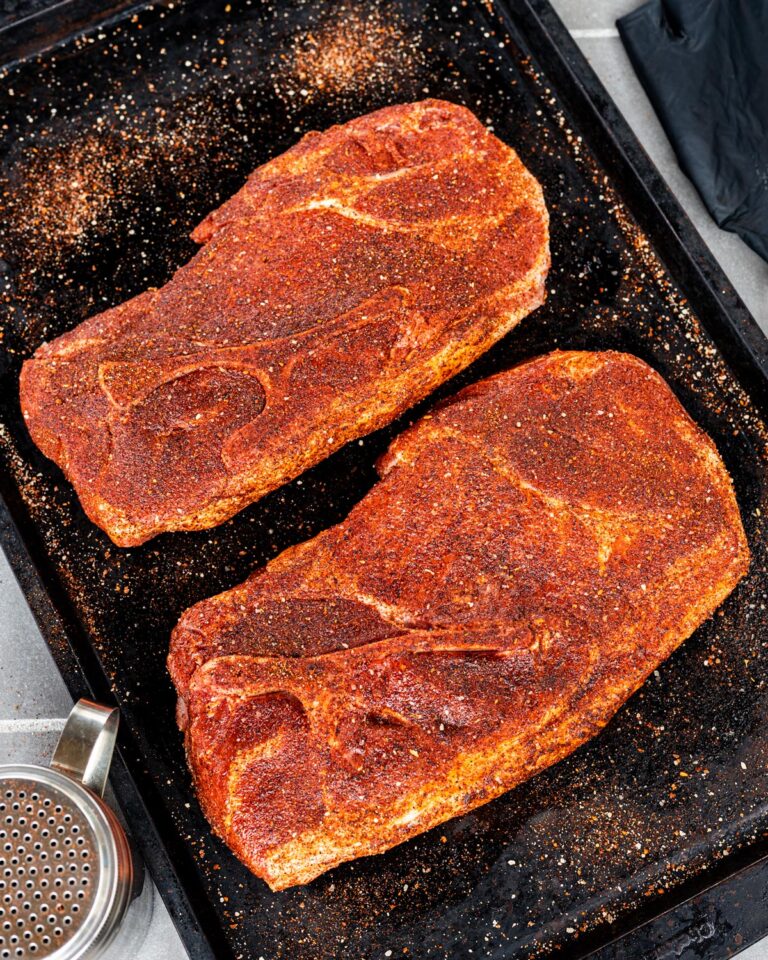 How to Smoke Pork Steaks (Juicy, Tender, and Mopped) - Chiles and Smoke