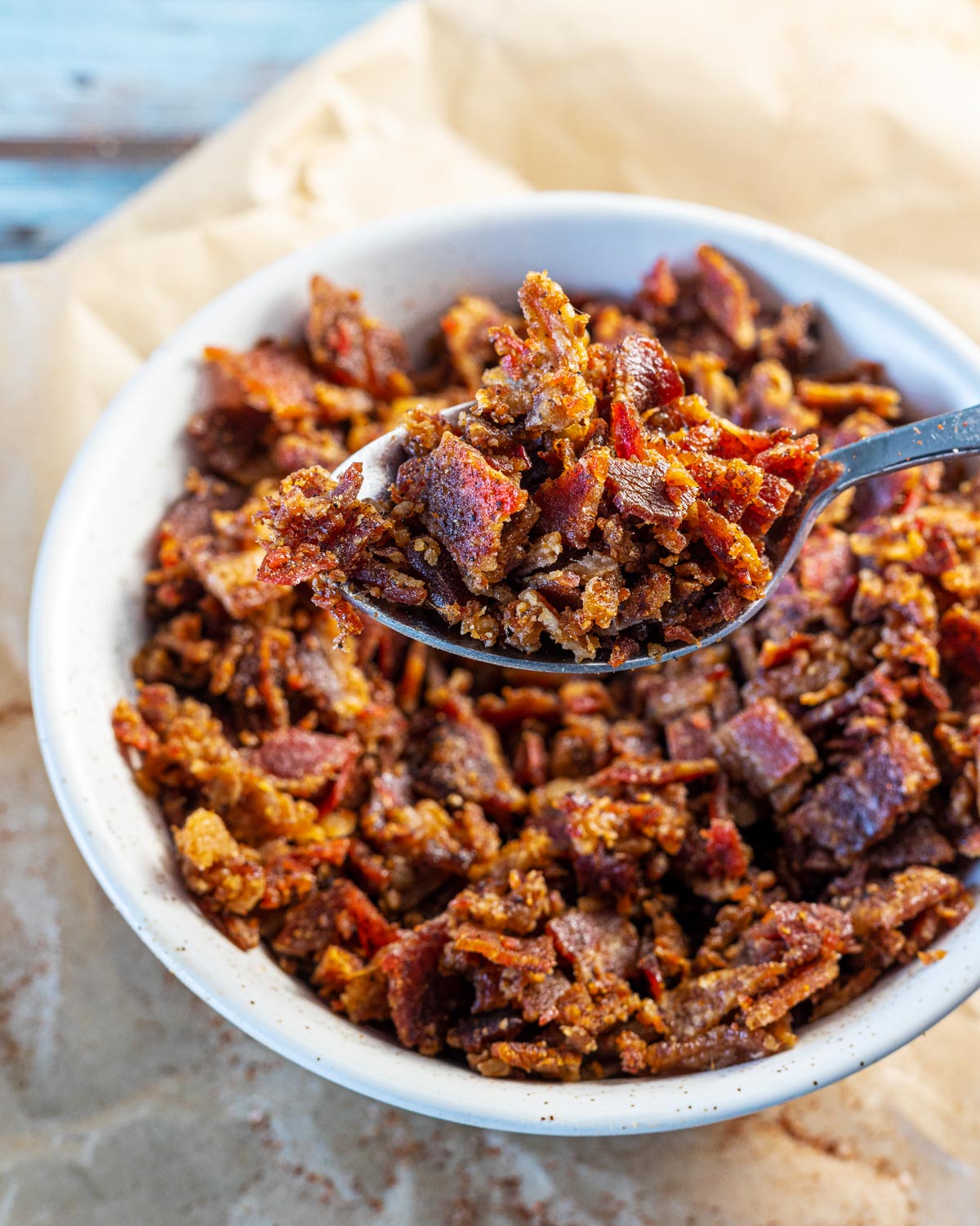 Smoked Bacon Crumbles - Chiles and Smoke