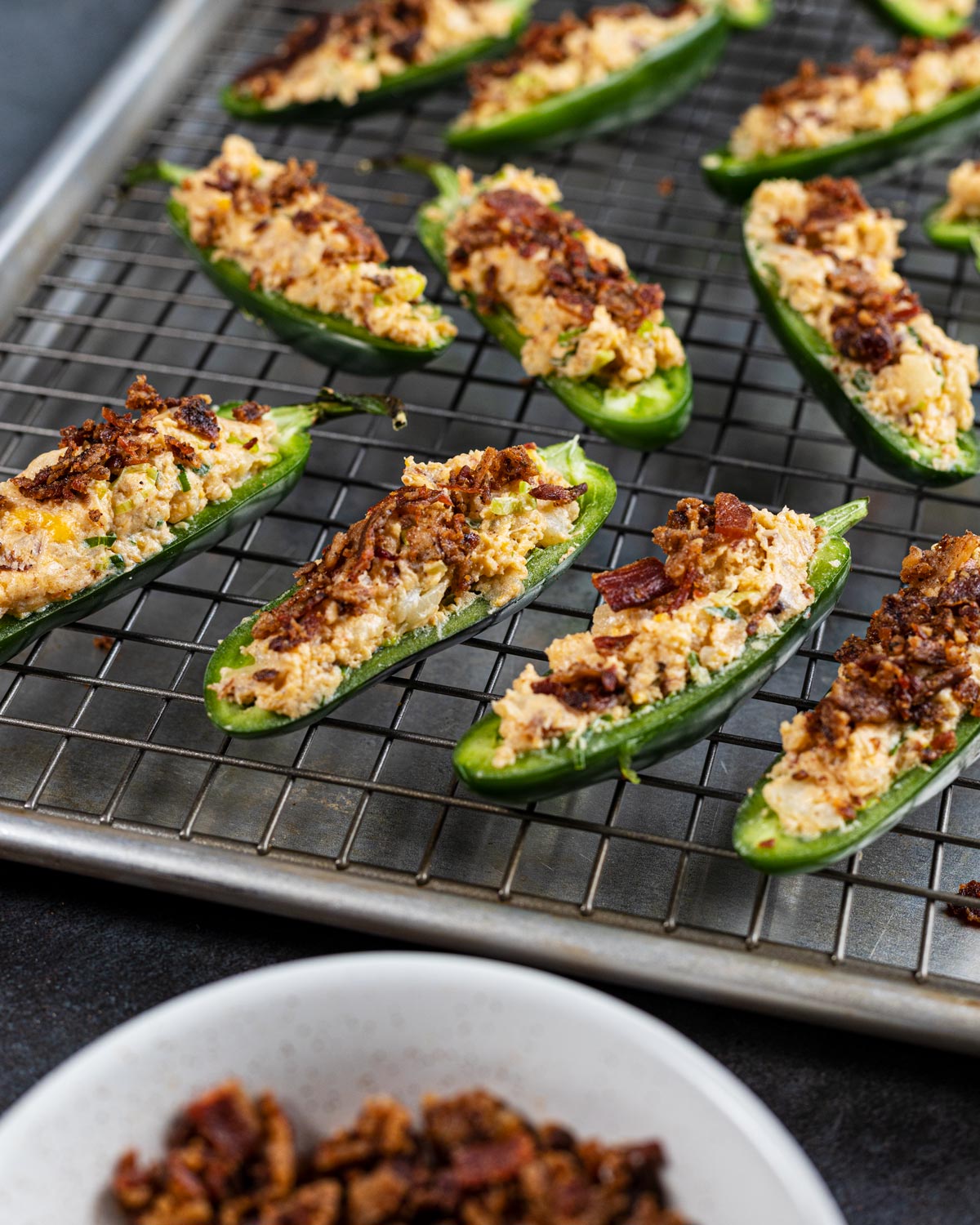 Loaded Baked Potato Jalapeno Poppers - Chiles and Smoke