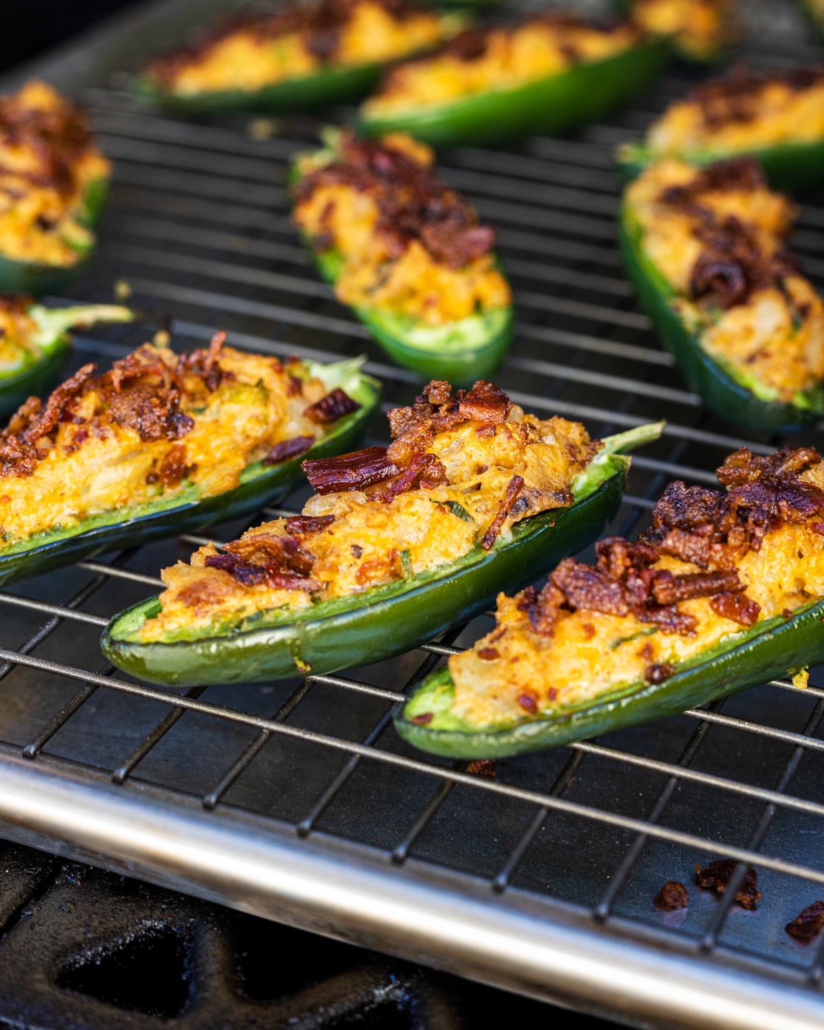 Loaded Baked Potato Jalapeno Poppers - Chiles and Smoke