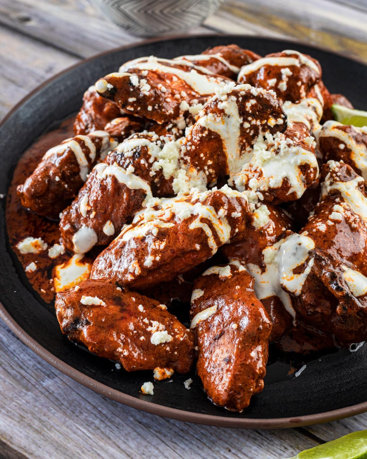 Mexican Buffalo Wings - Chiles and Smoke