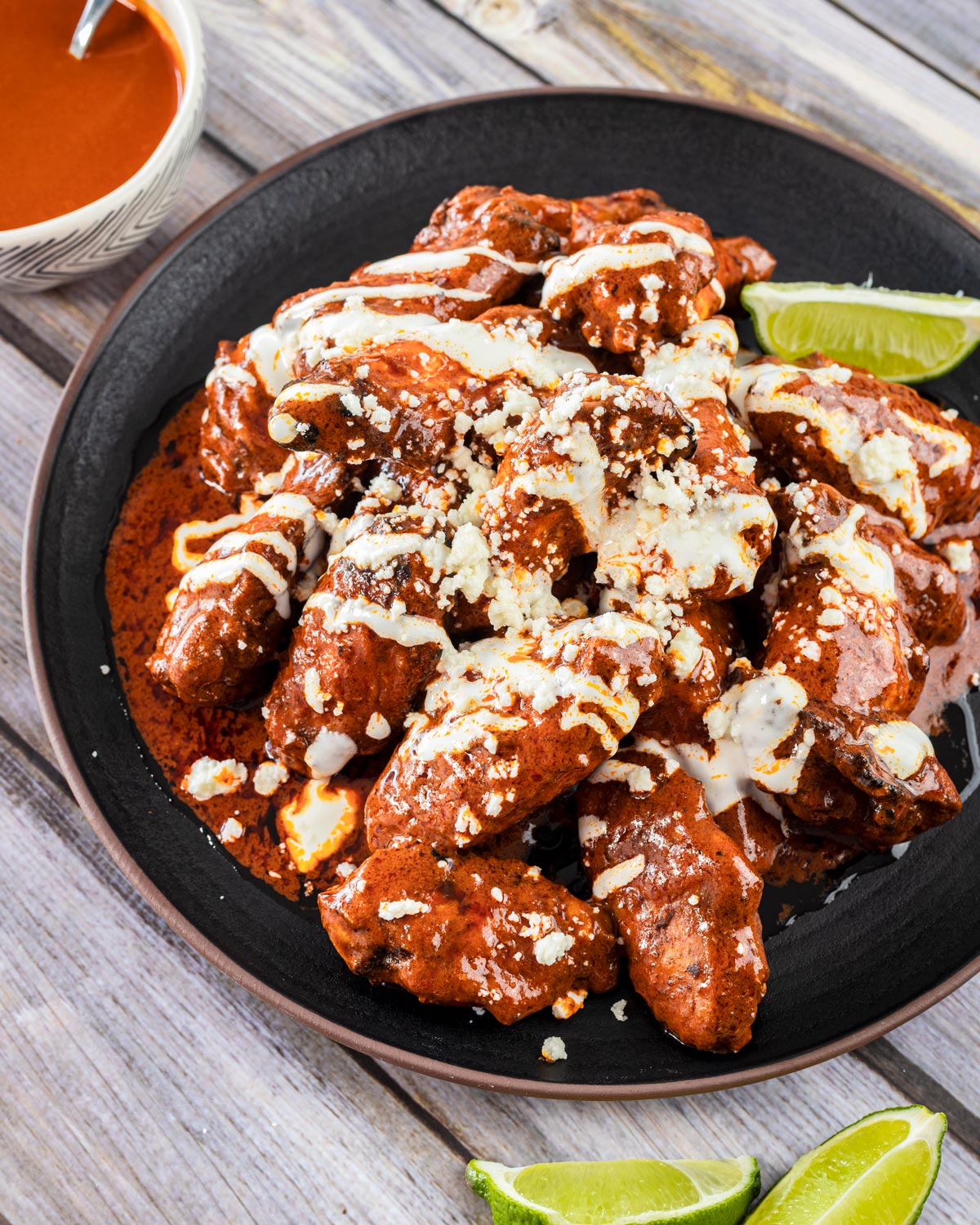 Mexican Buffalo Wings - Chiles and Smoke