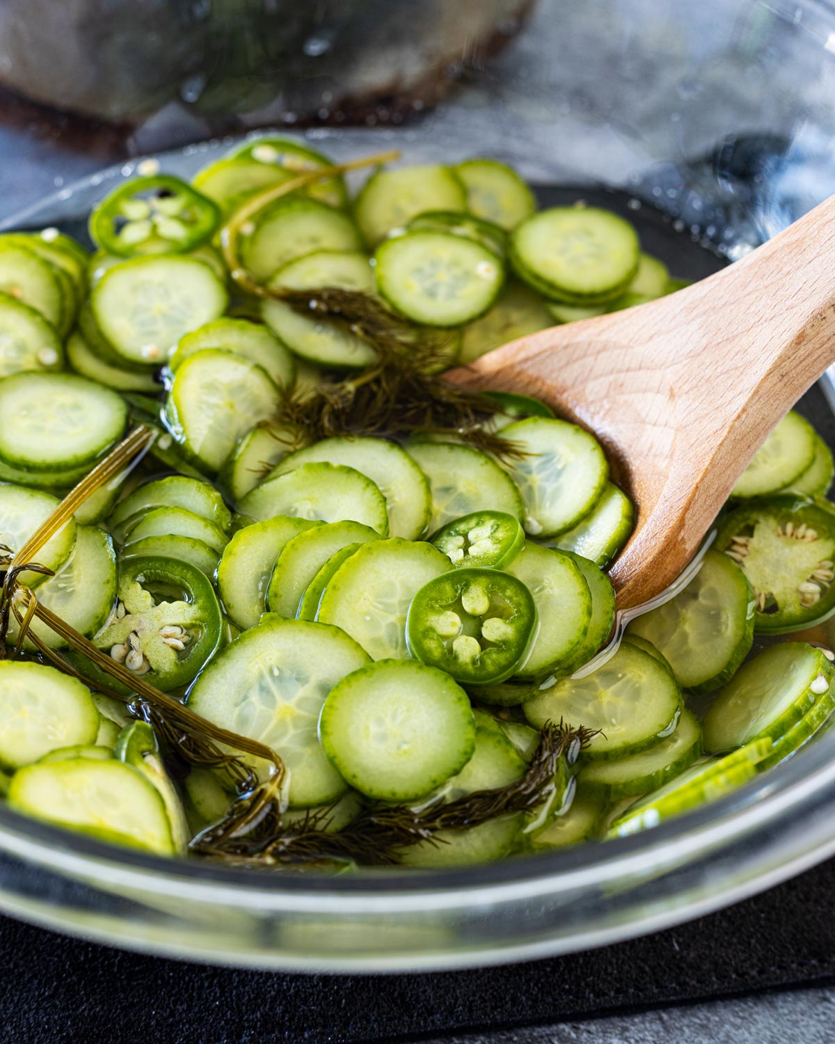 Sweet and Spicy Pickles - Chiles and Smoke
