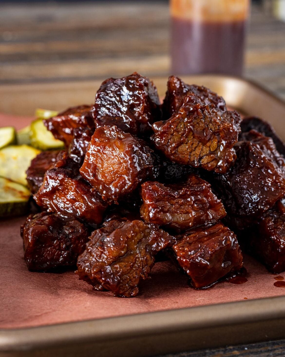 How to Smoke Brisket Burnt Ends - Chiles and Smoke