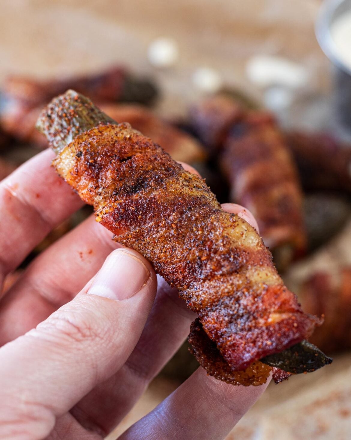 Nashville Hot Bacon-Wrapped Pickles - Chiles and Smoke