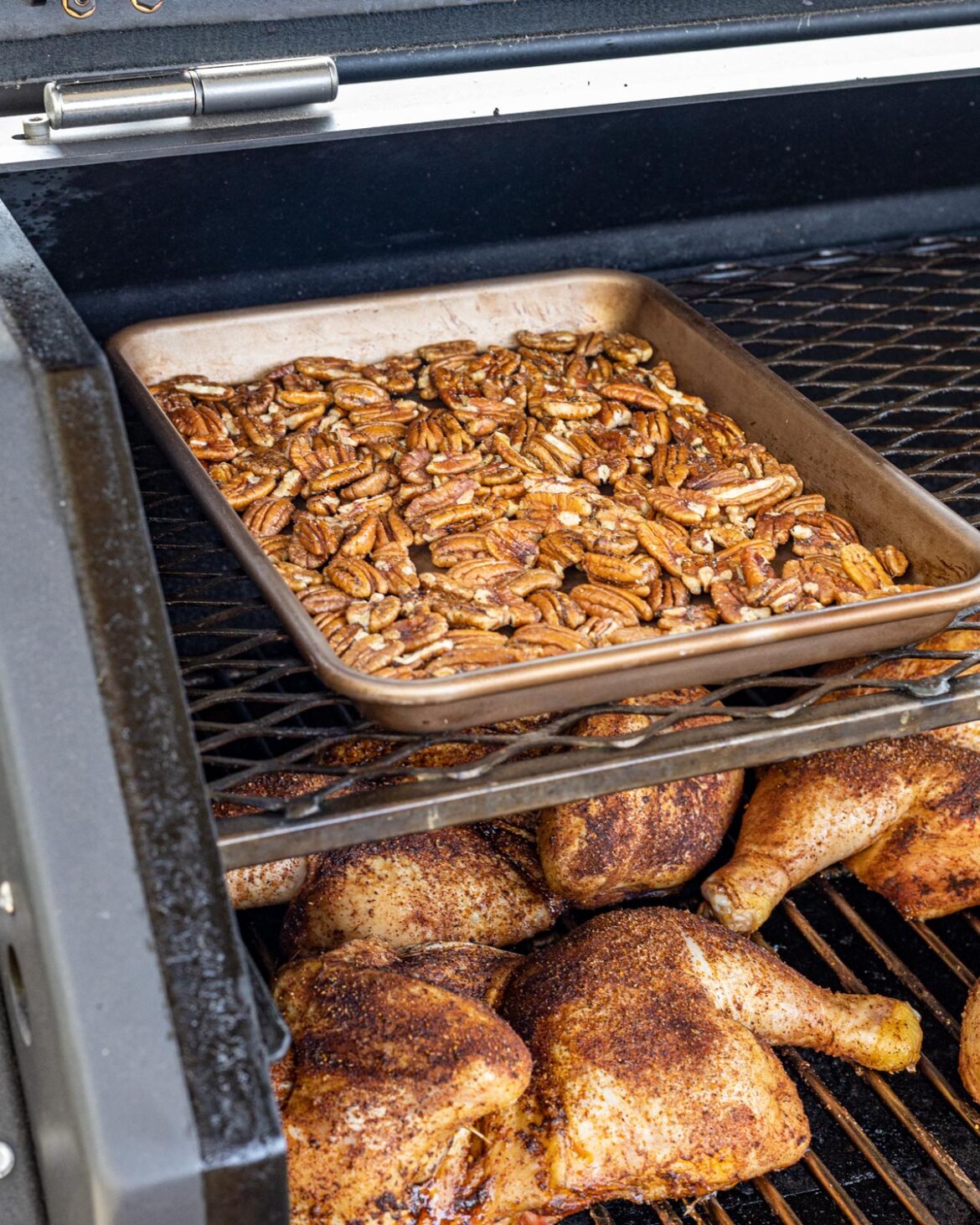 Smoked Chicken Pecan Salad - Chiles and Smoke