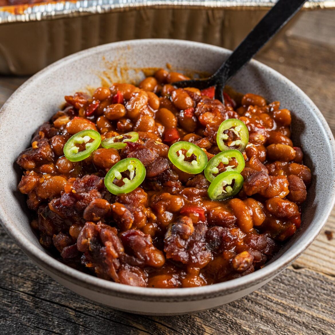 Smoked Baked Beans - Chiles and Smoke