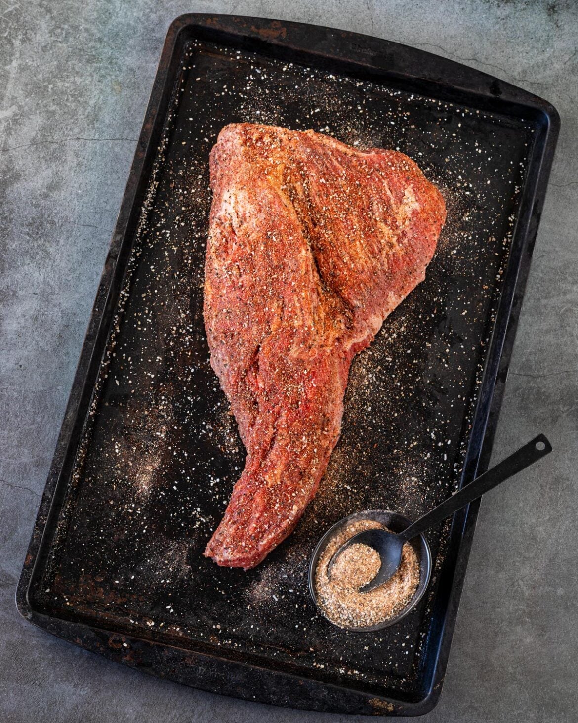 Santa Maria Tri-Tip Steak, Reverse-Seared - Chiles and Smoke