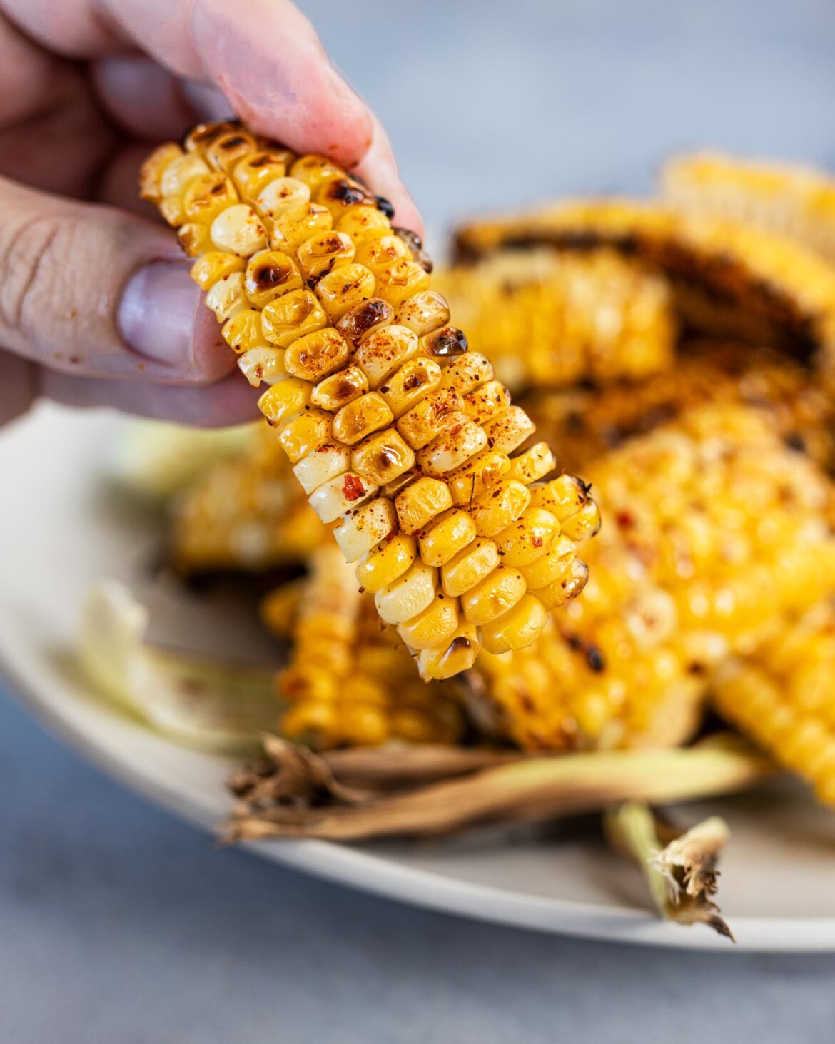 Grilled Corn Ribs - Chiles and Smoke