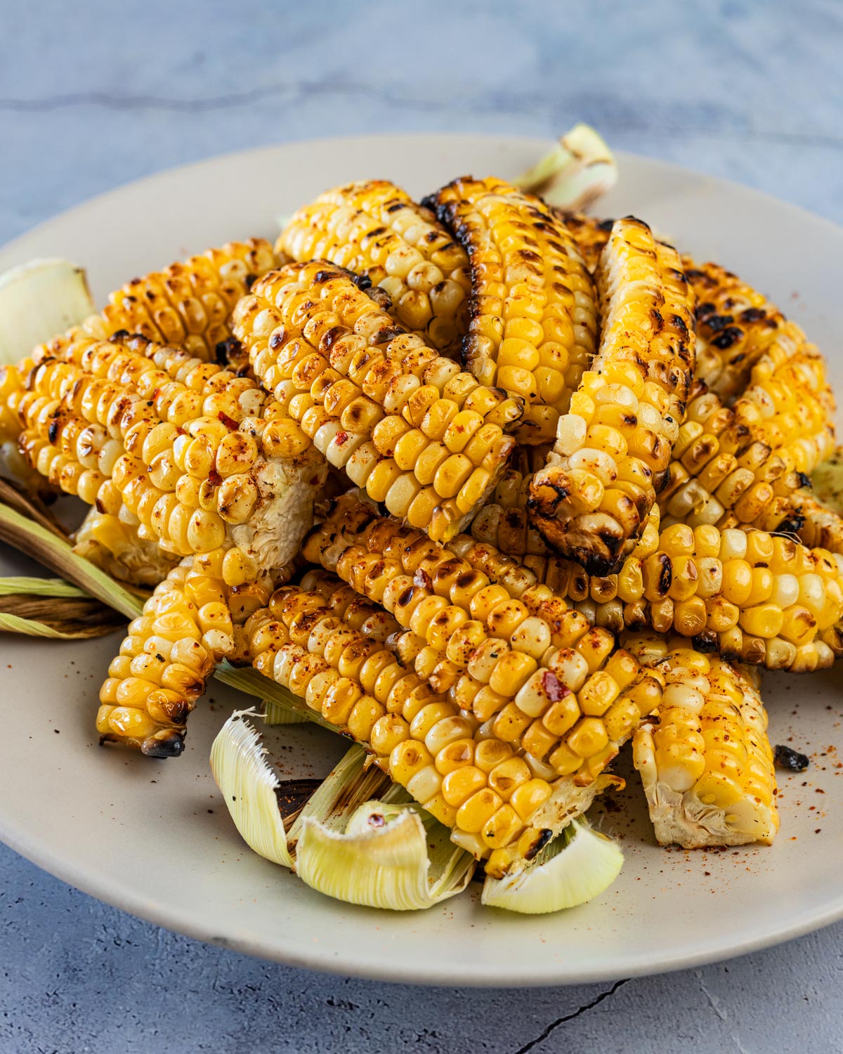 Grilled Corn Ribs - Chiles and Smoke