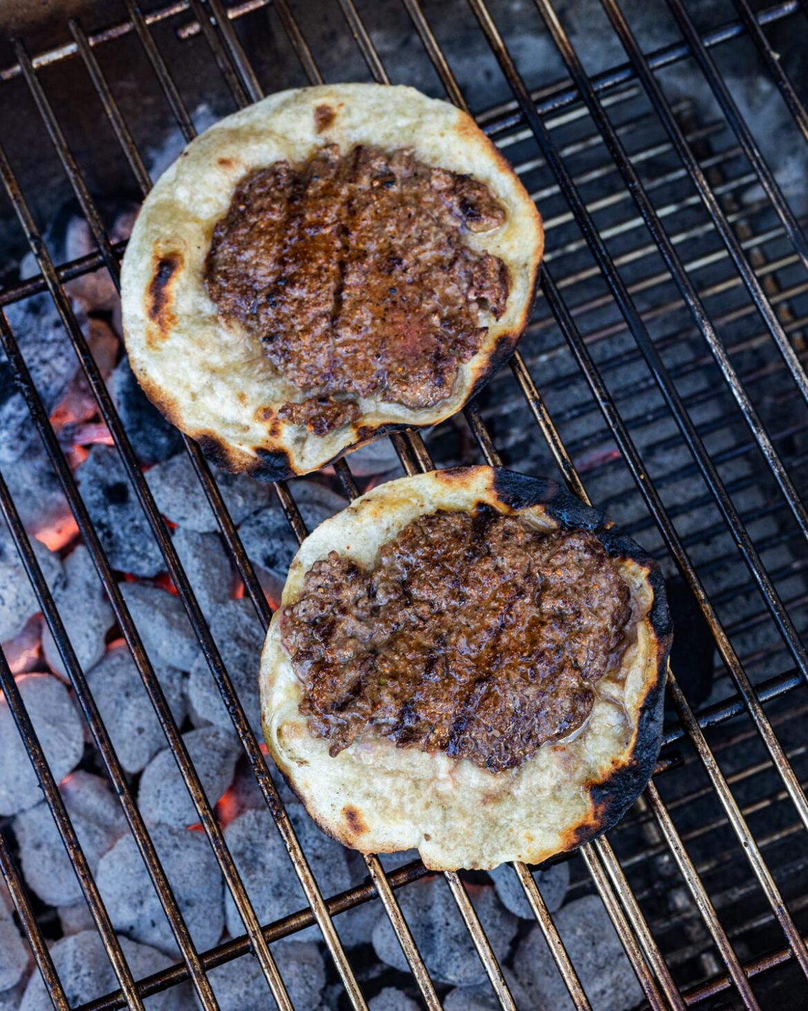 Surf and Turf Smashburger Tacos - Chiles and Smoke