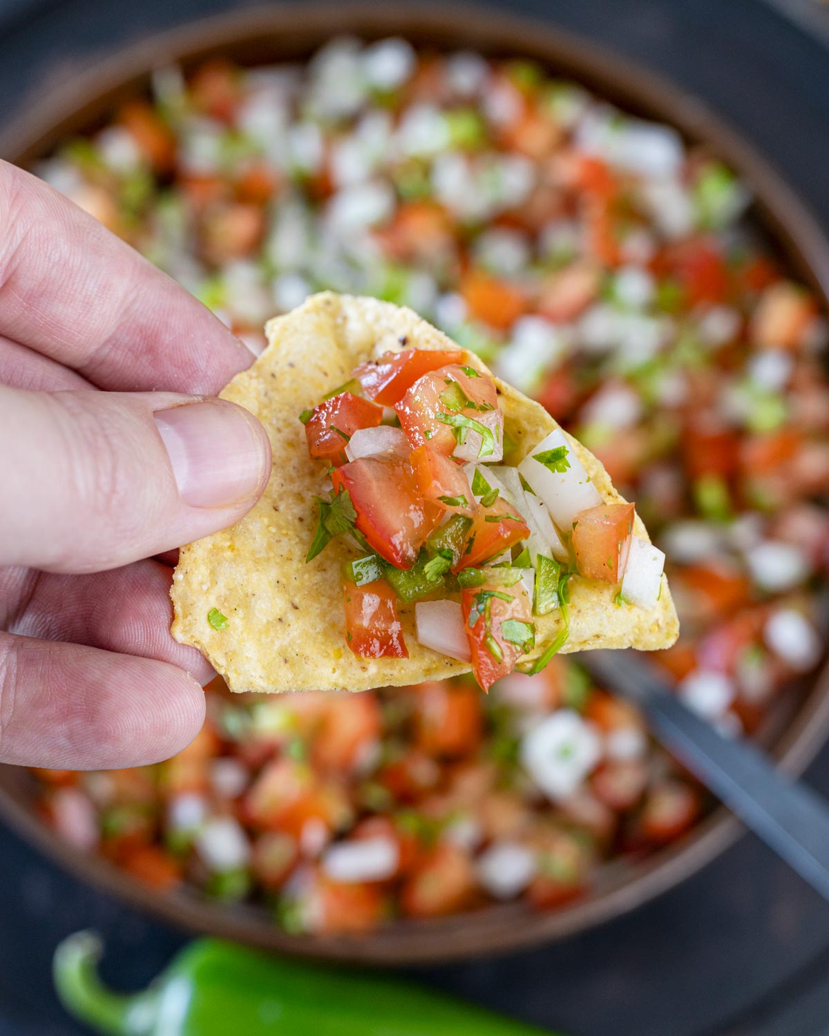Fresh Pico De Gallo - Chiles and Smoke