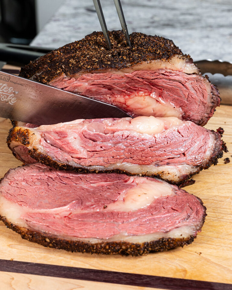 JUICY Smoked Prime Rib - Chiles and Smoke