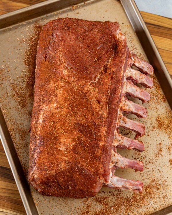 Smoked Rack of Pork - Chiles and Smoke