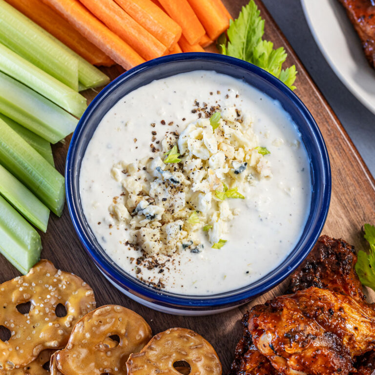 Homemade Blue Cheese Dressing - Chiles and Smoke