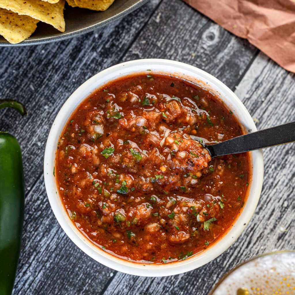Restaurant-Style Chipotle Salsa - Chiles and Smoke