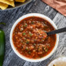 Restaurant-Style Chipotle Salsa - Chiles and Smoke
