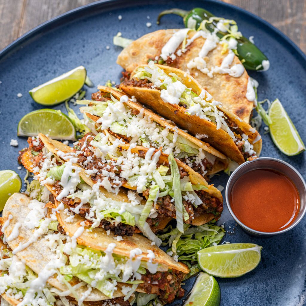 Tacos Dorados: Crispy Fried Ground Beef Tacos - Chiles and Smoke