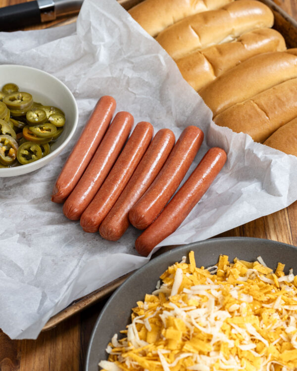 Grilled Cheese Hot Dogs - Chiles and Smoke