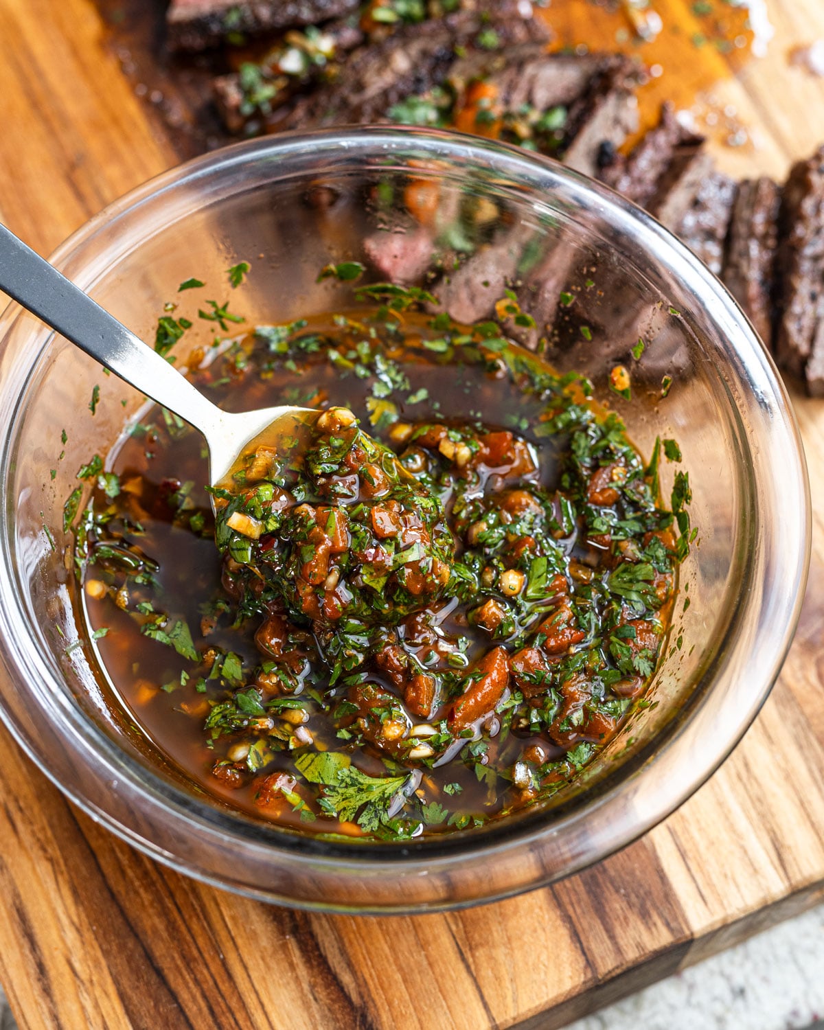 Red Chimichurri Sauce - Smoky and Spicy - Chiles and Smoke