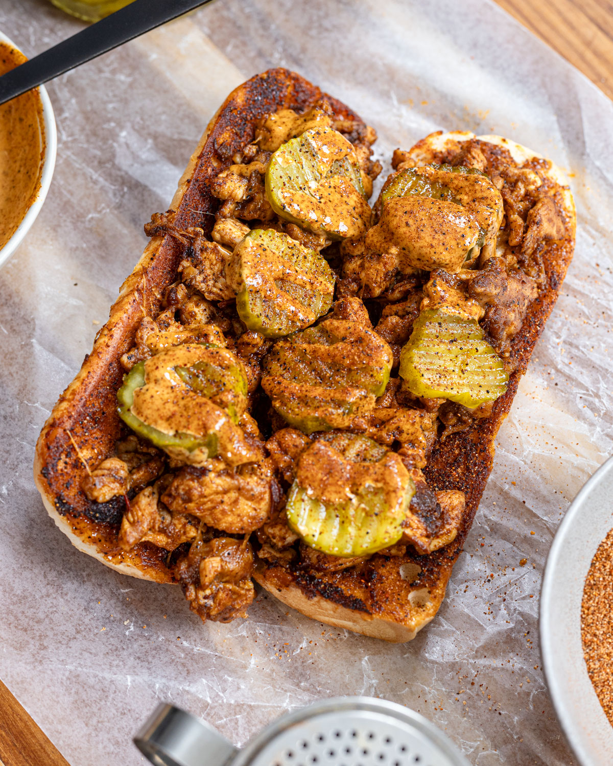 Nashville Hot Chicken Melt - Chiles and Smoke