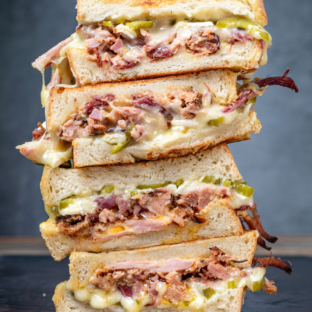 Grilled Ham and Brie Sandwich - Chiles and Smoke