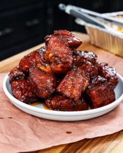 Country Style Rib Burnt Ends - Chiles and Smoke
