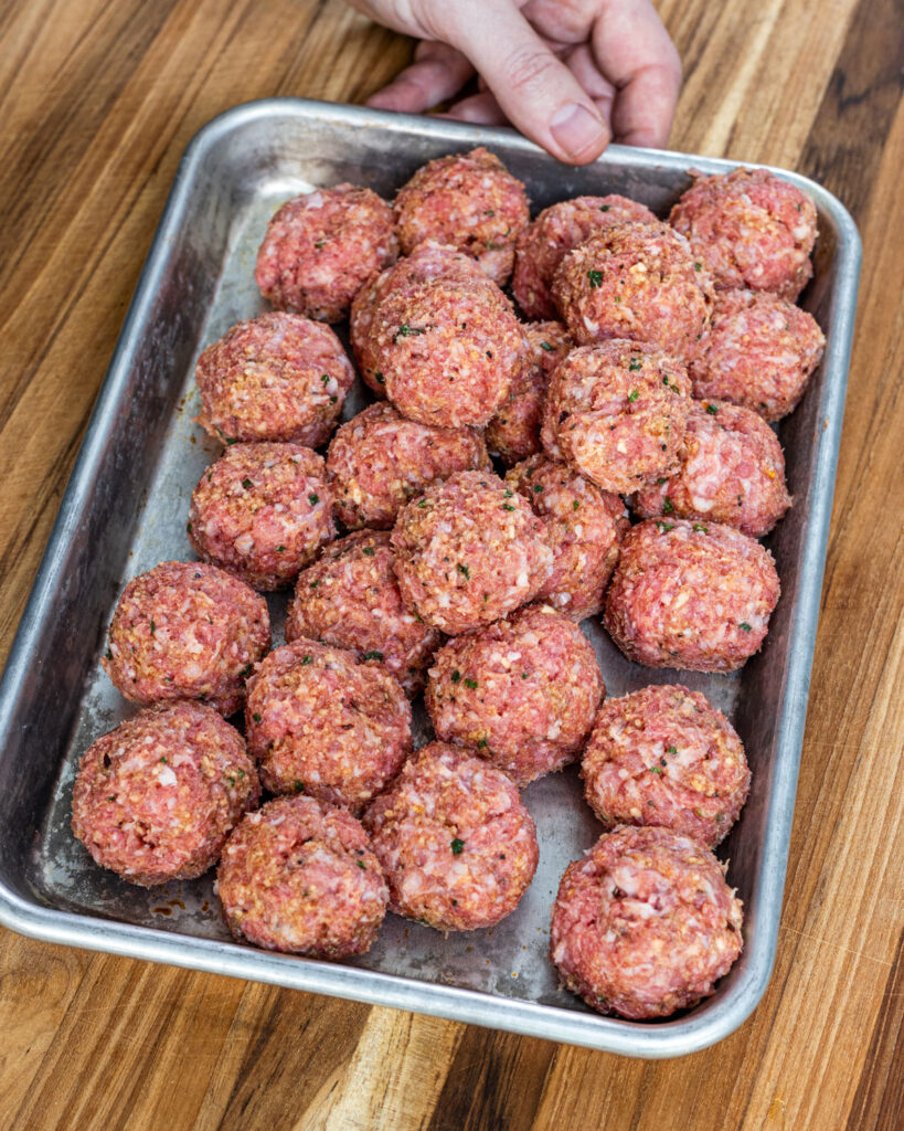 Smoked Meatballs – Perfect for Appetizers or Subs - Chiles and Smoke