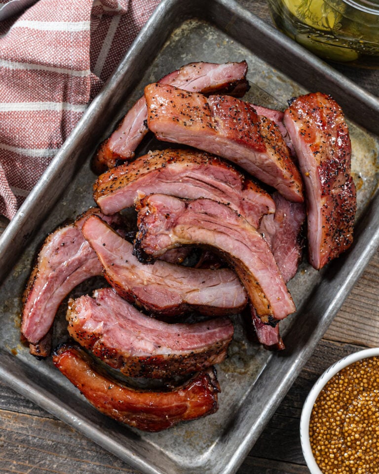 Bacon Ribs (Cured and Smoked) - Chiles and Smoke