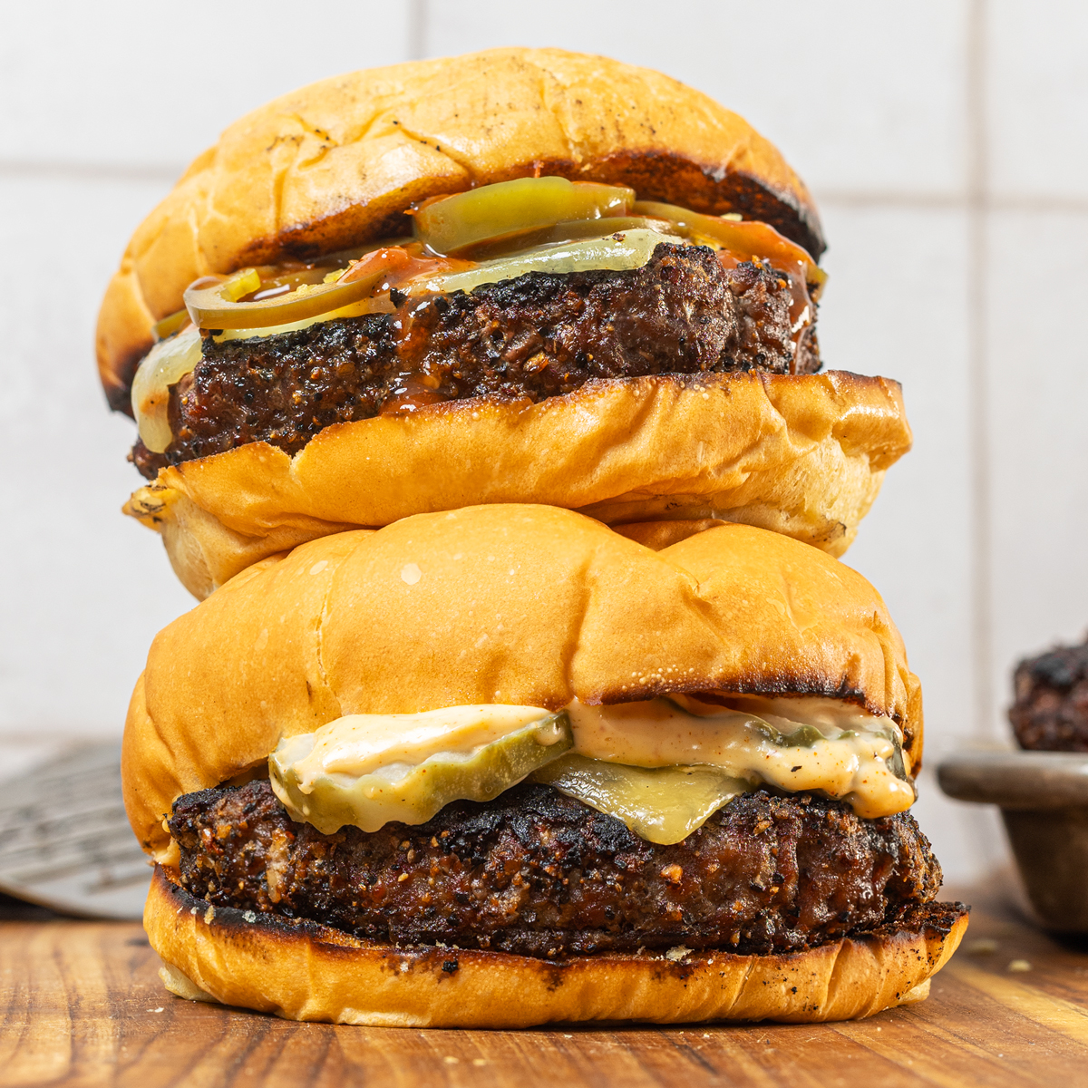 How to Grill Burgers Over Charcoal - Chiles and Smoke