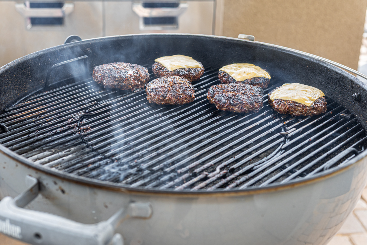 How to Grill Burgers Over Charcoal - Chiles and Smoke