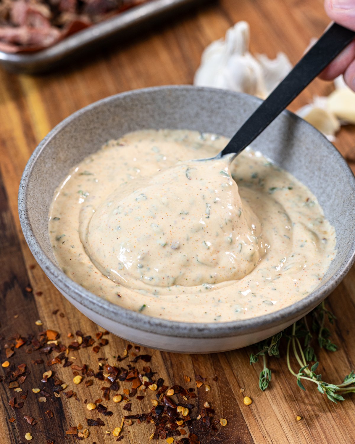 Cowboy Sauce (Cowboy Butter Ranch Dressing) - Chiles and Smoke
