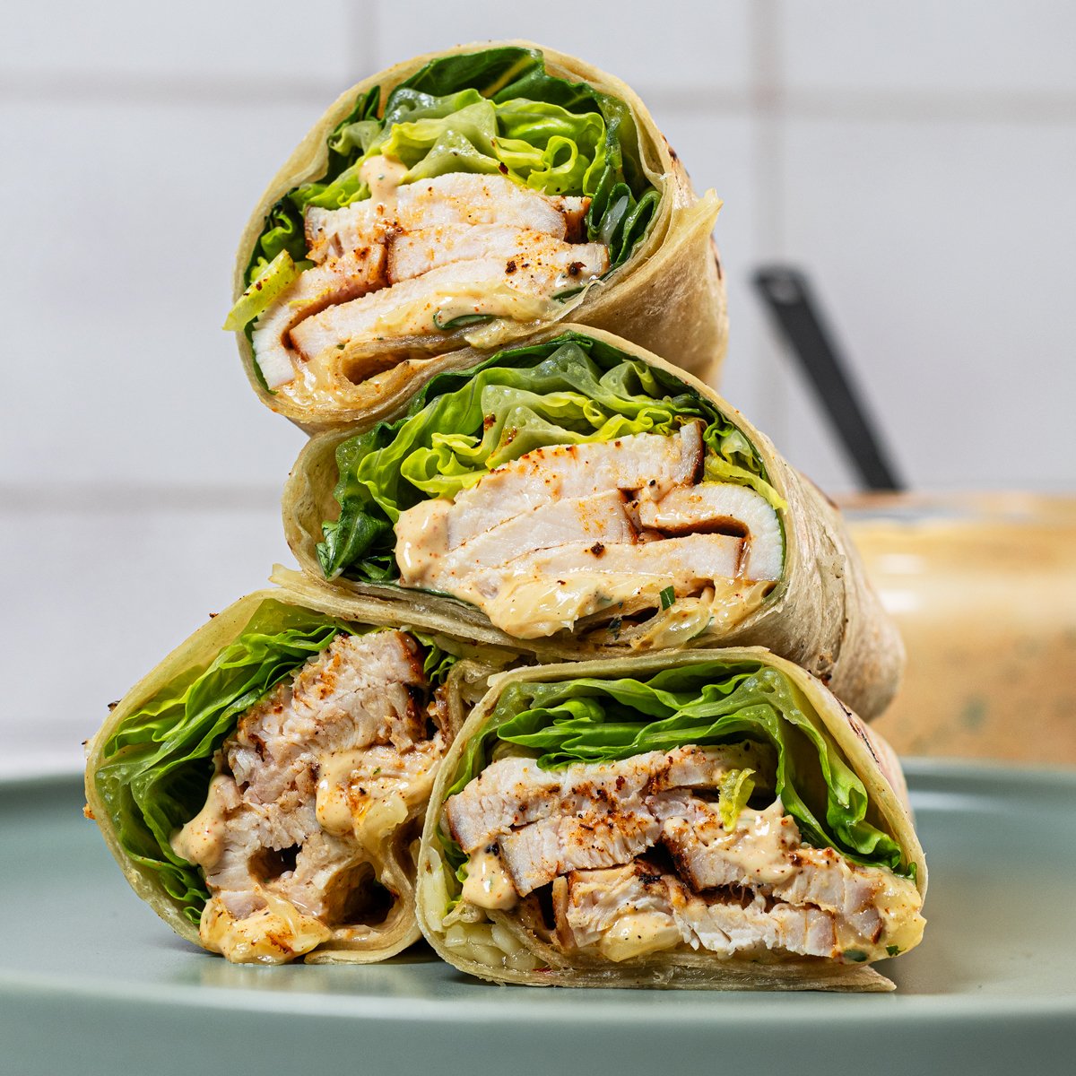 Grilled Chicken Wraps (Quick + Easy) - Chiles and Smoke